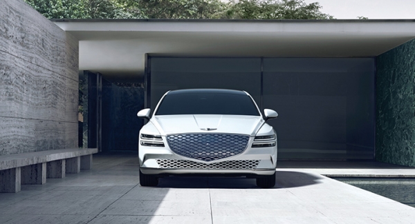 제네시스, 첫전기차 G80 전동화 모델 출시…8281만원, 1회충전 최대 427km 주행